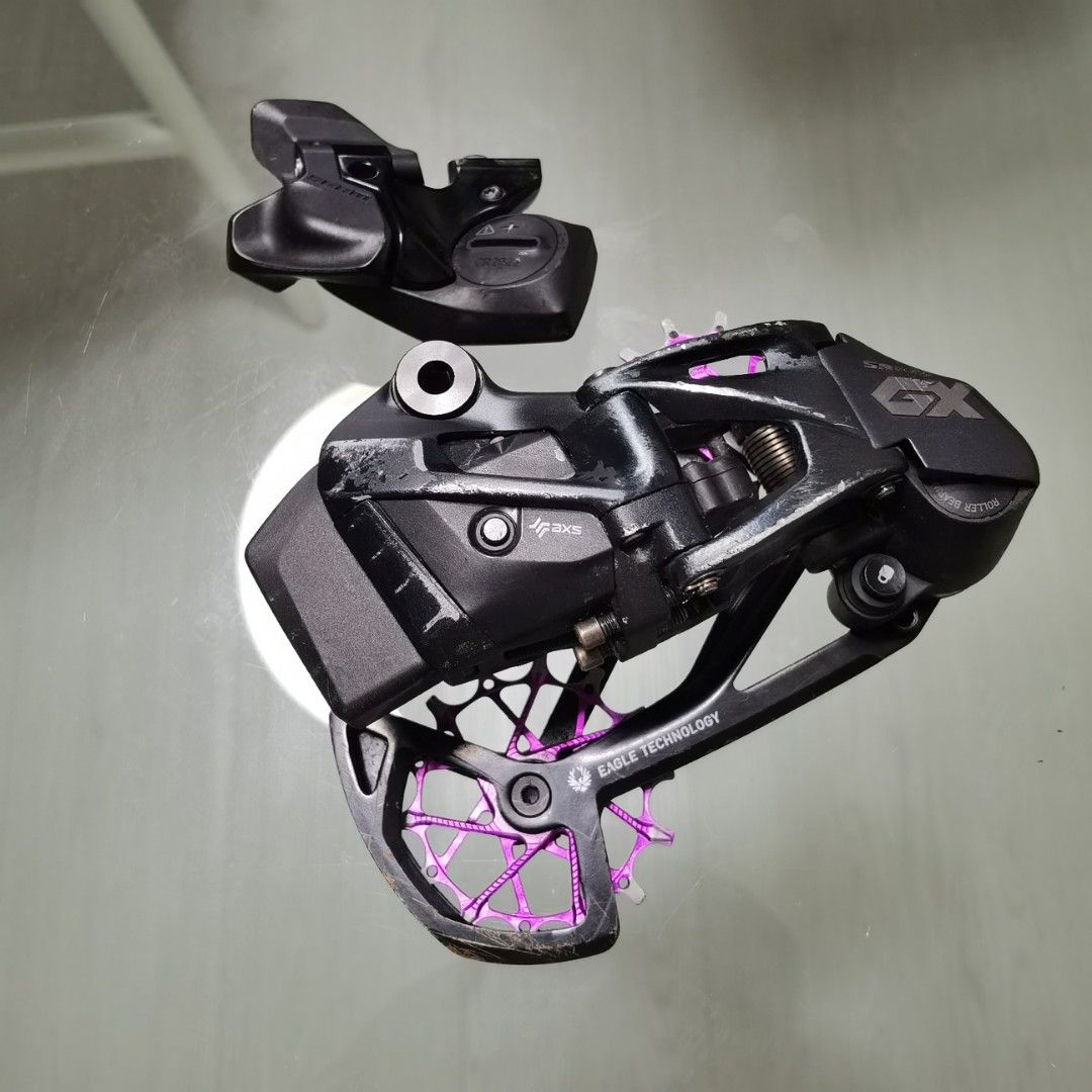 Used Sram GX axs rear derailleur with remote, charger, Sports Equipment ...