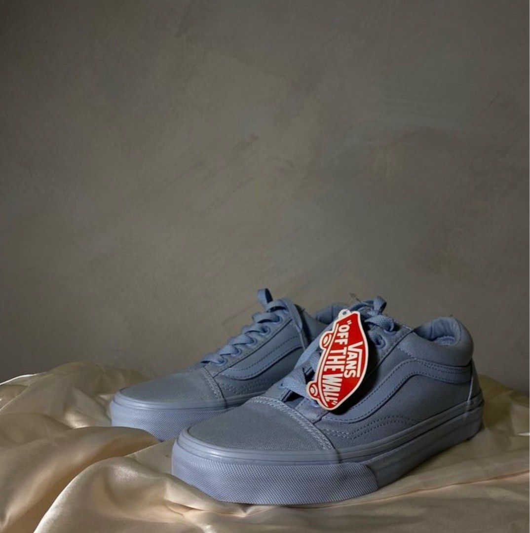 Vans Oldskool Mono Skyway Blue on Carousell