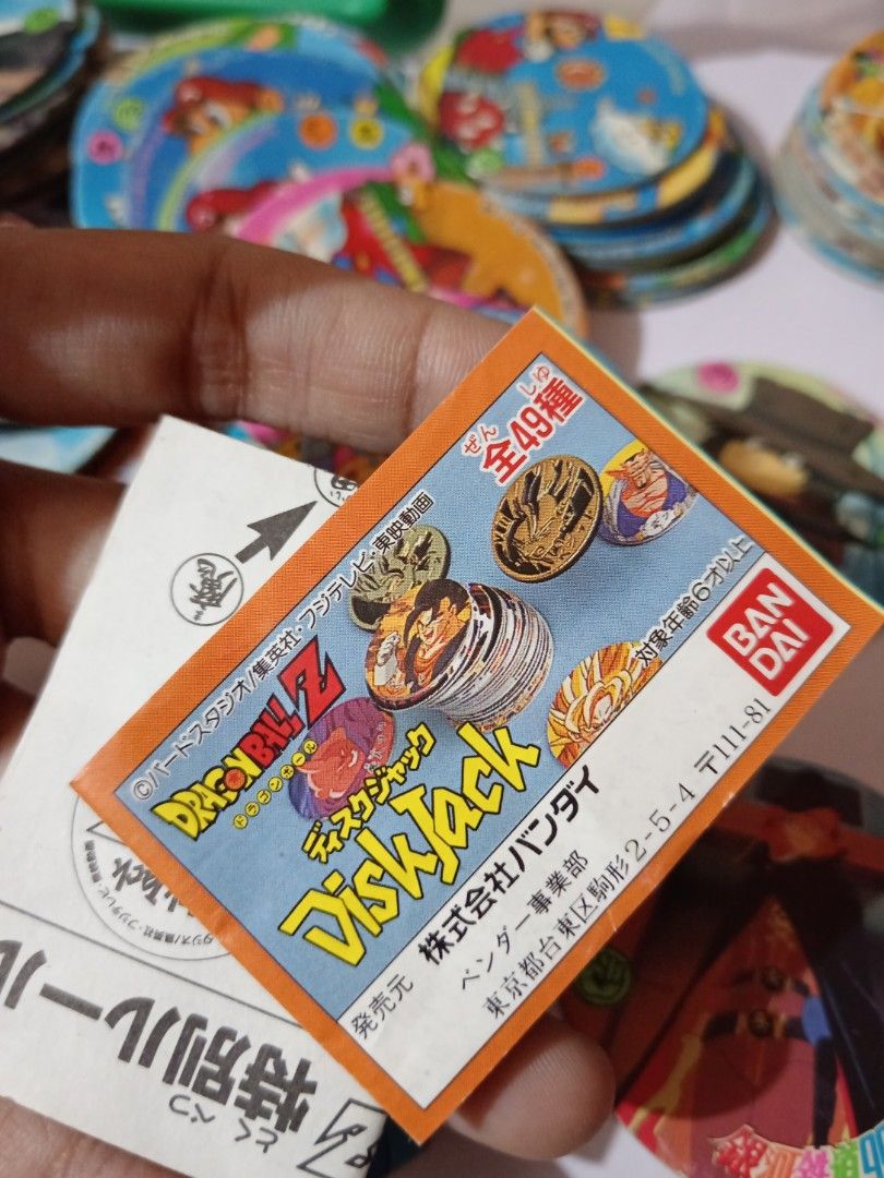 Vintage 1995 Pogs assorted take all dragon ball super Mario ultraman ...