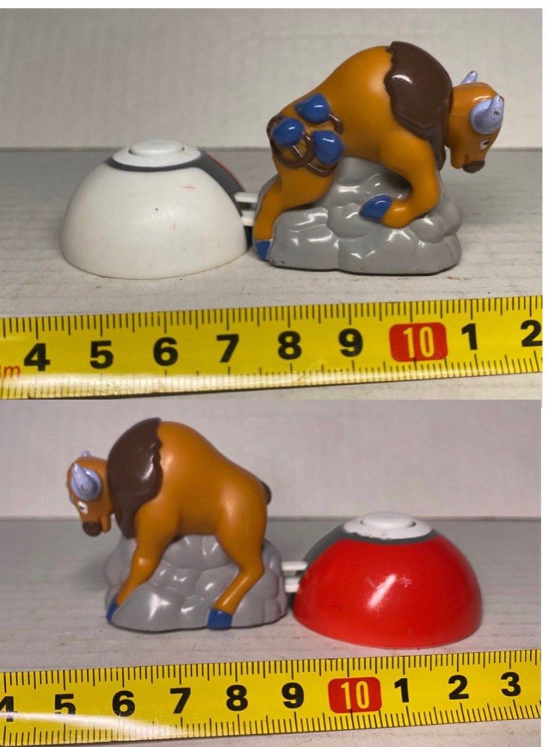 Vintage 1999 Burger King Pokemon Tauros Launching Toy Figure ($15) Yu ...
