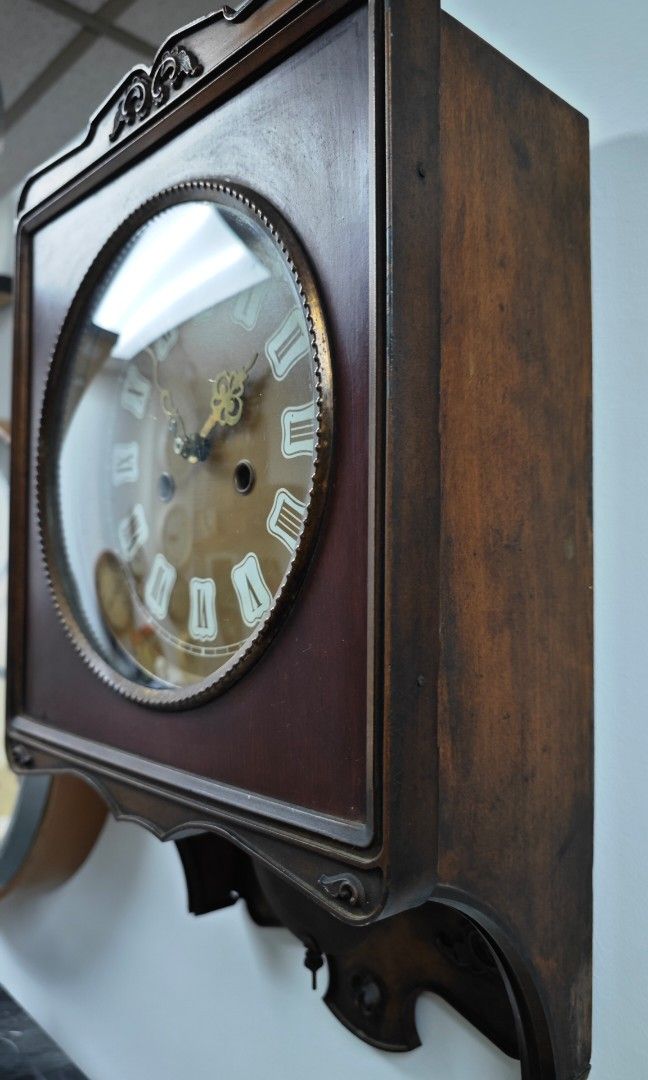 Vintage Clock- Russian wall hung exposed pendulum, Hobbies & Toys ...