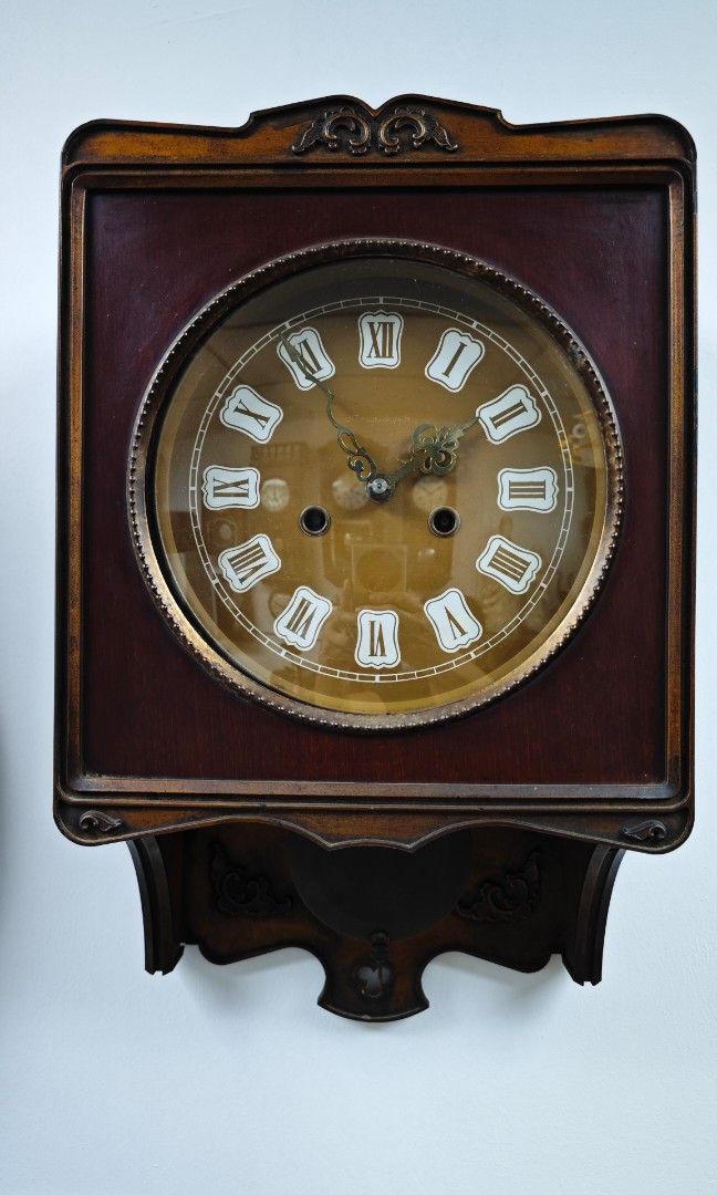 Vintage Clock- Russian wall hung exposed pendulum, Hobbies & Toys ...