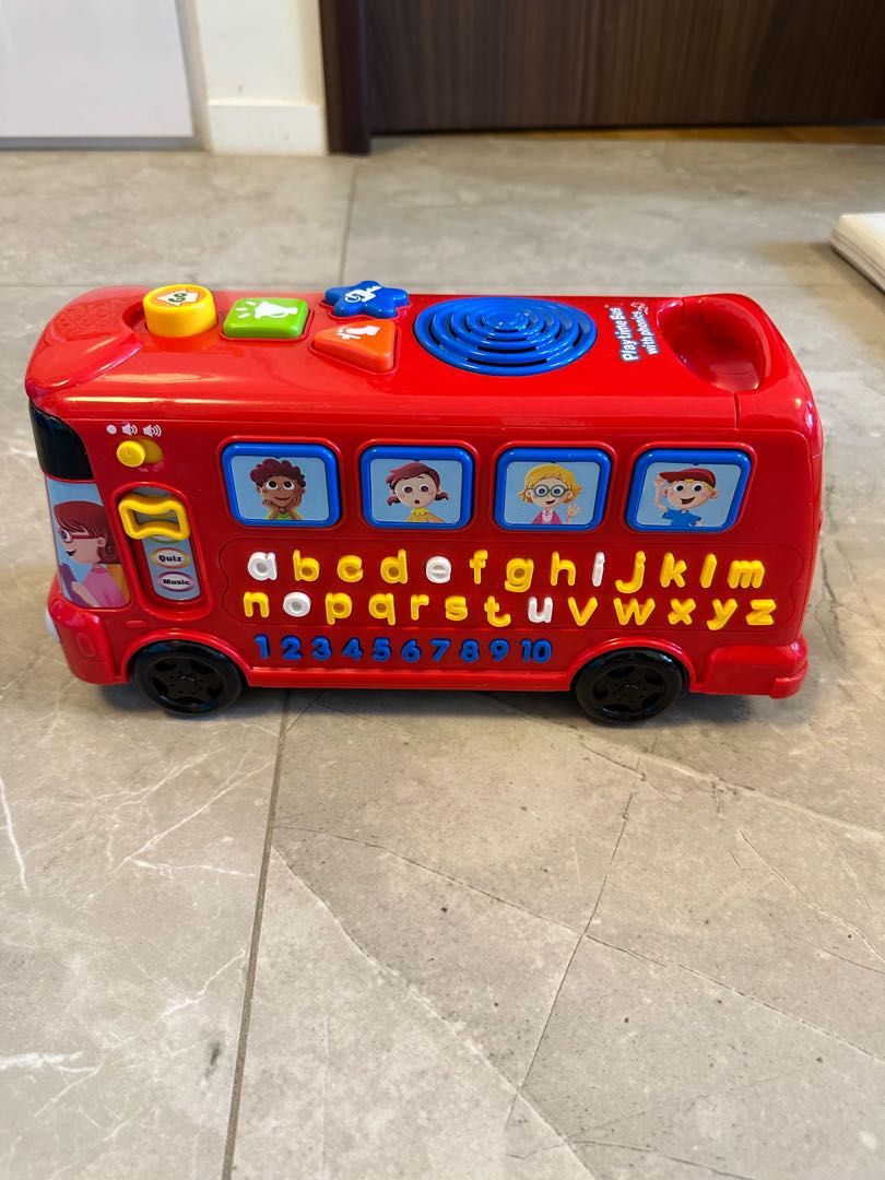 Vtech Playtime Bus + Fire engine, Babies & Kids, Infant Playtime on ...