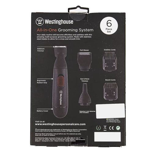 Westinghouse WH1184 Multipurpose Electric Groomer and Trimmer (Red ...