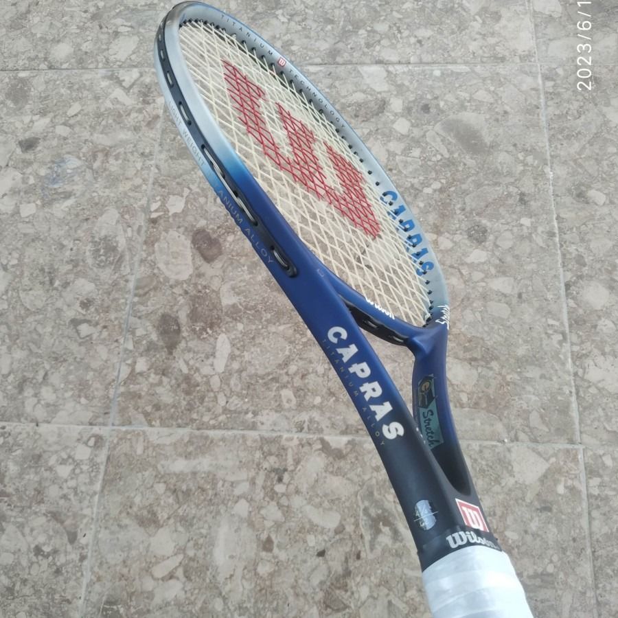 Wilson Capras Titanium Original Authentic 100% Raket Tenis Seken Tennis ...