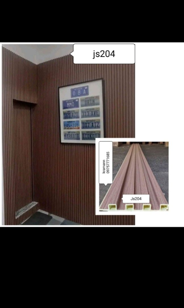 Wpc wall floated panel on Carousell