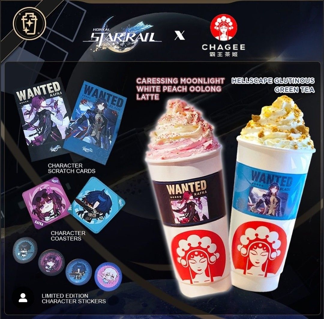 WTT / WTS Honkai Star Rail x Chagee Collaboration, Hobbies & Toys ...