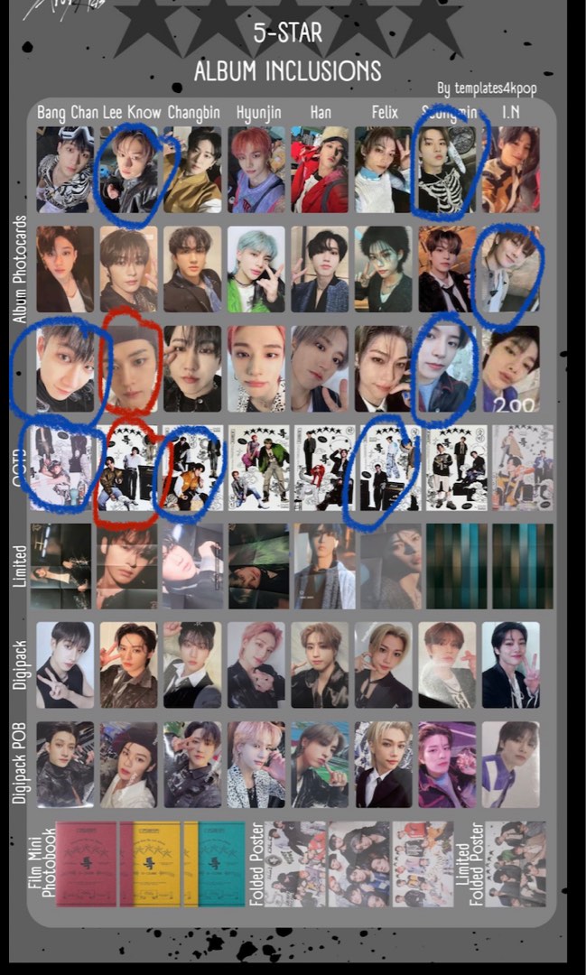 wtt/wts 5 star album pcs and inclusions, Hobbies & Toys, Memorabilia ...