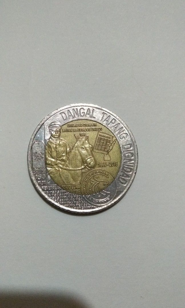 10 Peso Antonio Luna Commemorative Error Coin on Carousell