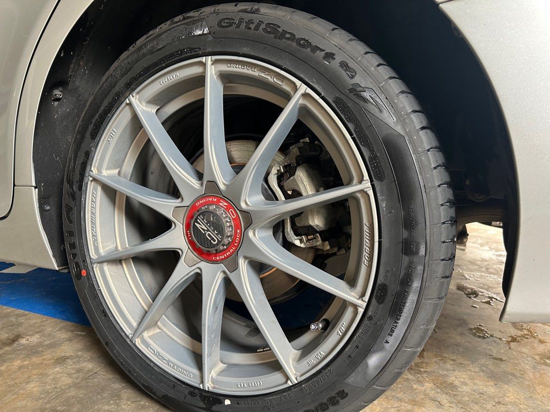 18" OZ formula HLT Rims, Car Accessories, Tyres & Rims on Carousell