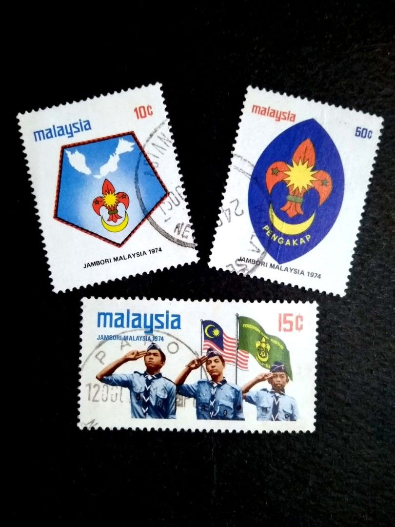 [2182] Malaysia 1974 Scout Jamboree Complete Set - 3v Used Stamps #3, Hobbies & Toys ...