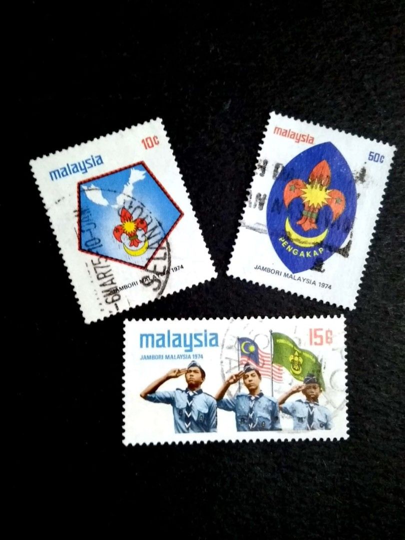 [2183] Malaysia 1974 Scout Jamboree Complete Set - 3v Used Stamps #4, Hobbies & Toys ...