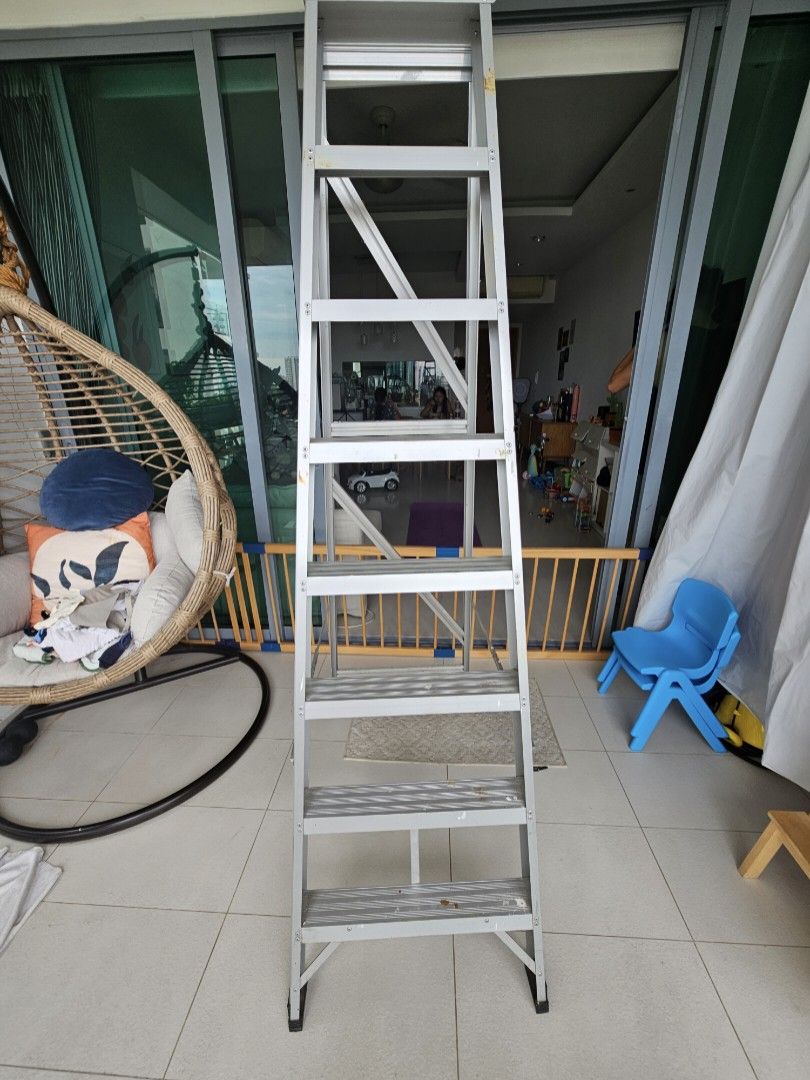 8 steps Golden Eagle Heavy Duty Home A-LADDER, Furniture & Home Living ...