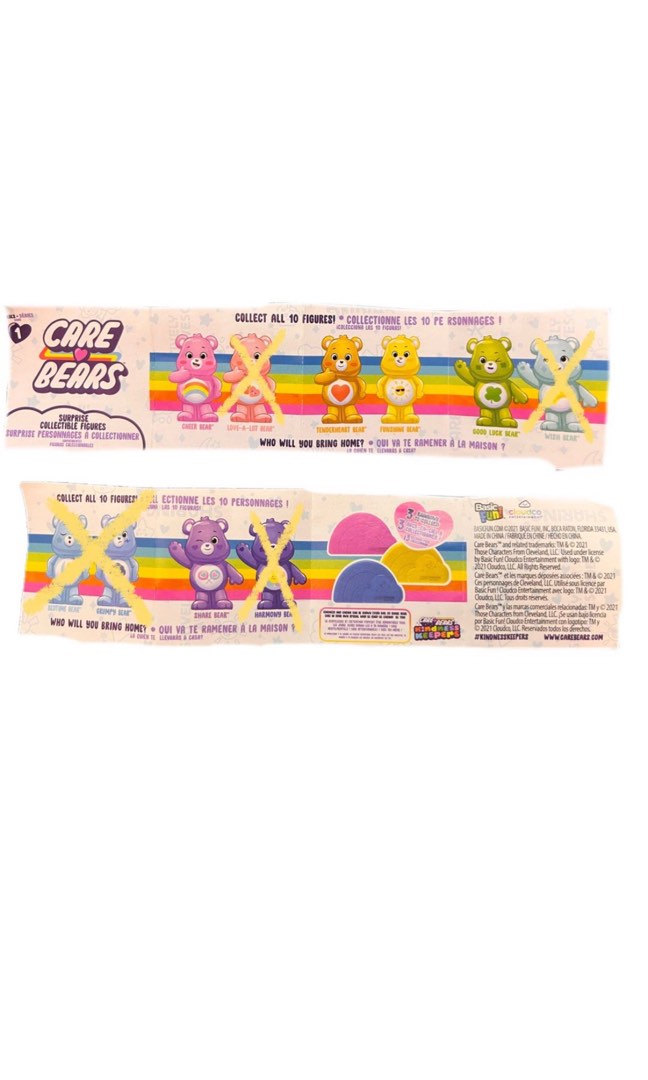 90%新｜Care Bears 盲盒, 興趣及遊戲, 玩具 & 遊戲類 - Carousell