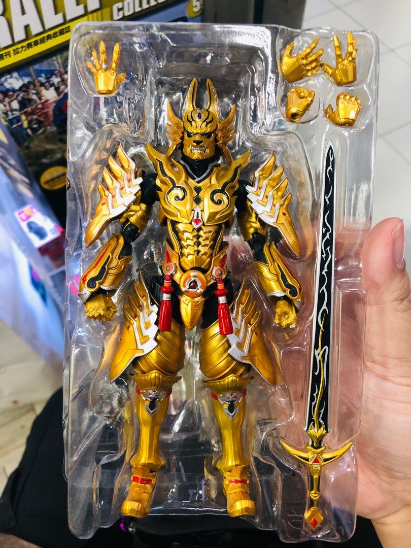 現貨 開封 Bandai SHF S.h.Figuarts Garo Raikou 牙狼 紅蓮之月 黃金騎士 雷吼 ver., 興趣及遊戲 ...
