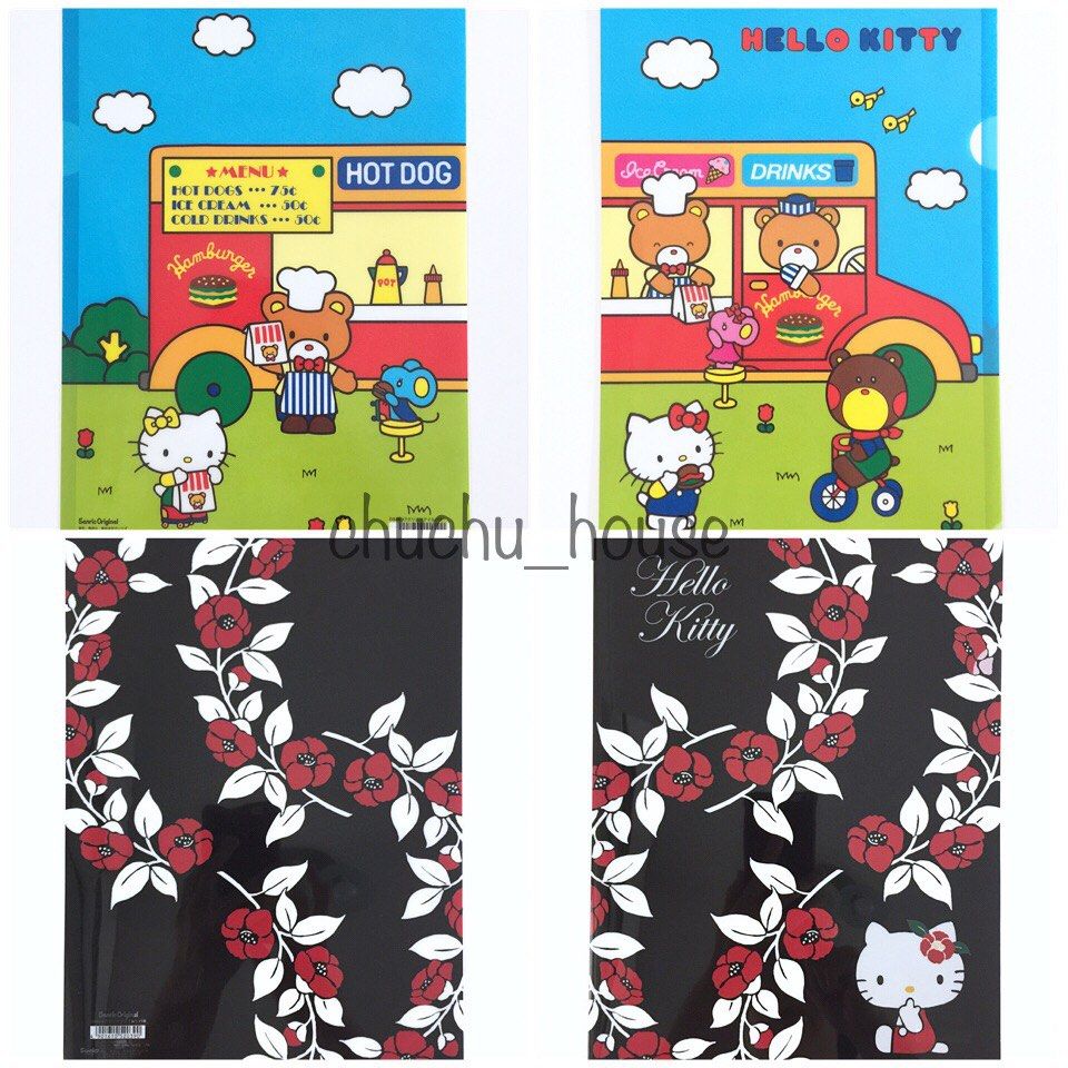 全新 Hello kitty A4 folder, 興趣及遊戲, 手作＆自家設計, 文具 - Carousell