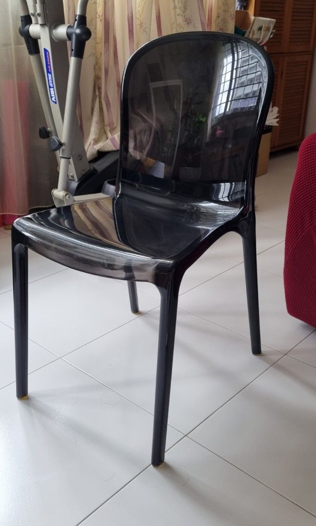Acrylic crystal chair, Furniture & Home Living, Furniture, Chairs on ...