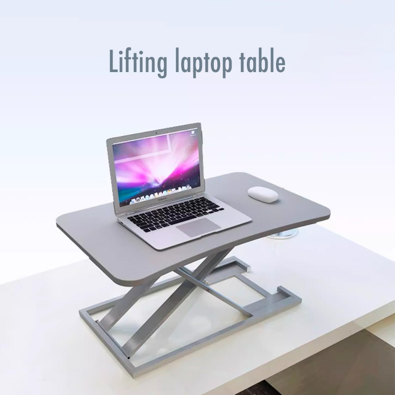 Adjustable height lifting laptop table student ergonomic standing desk ...