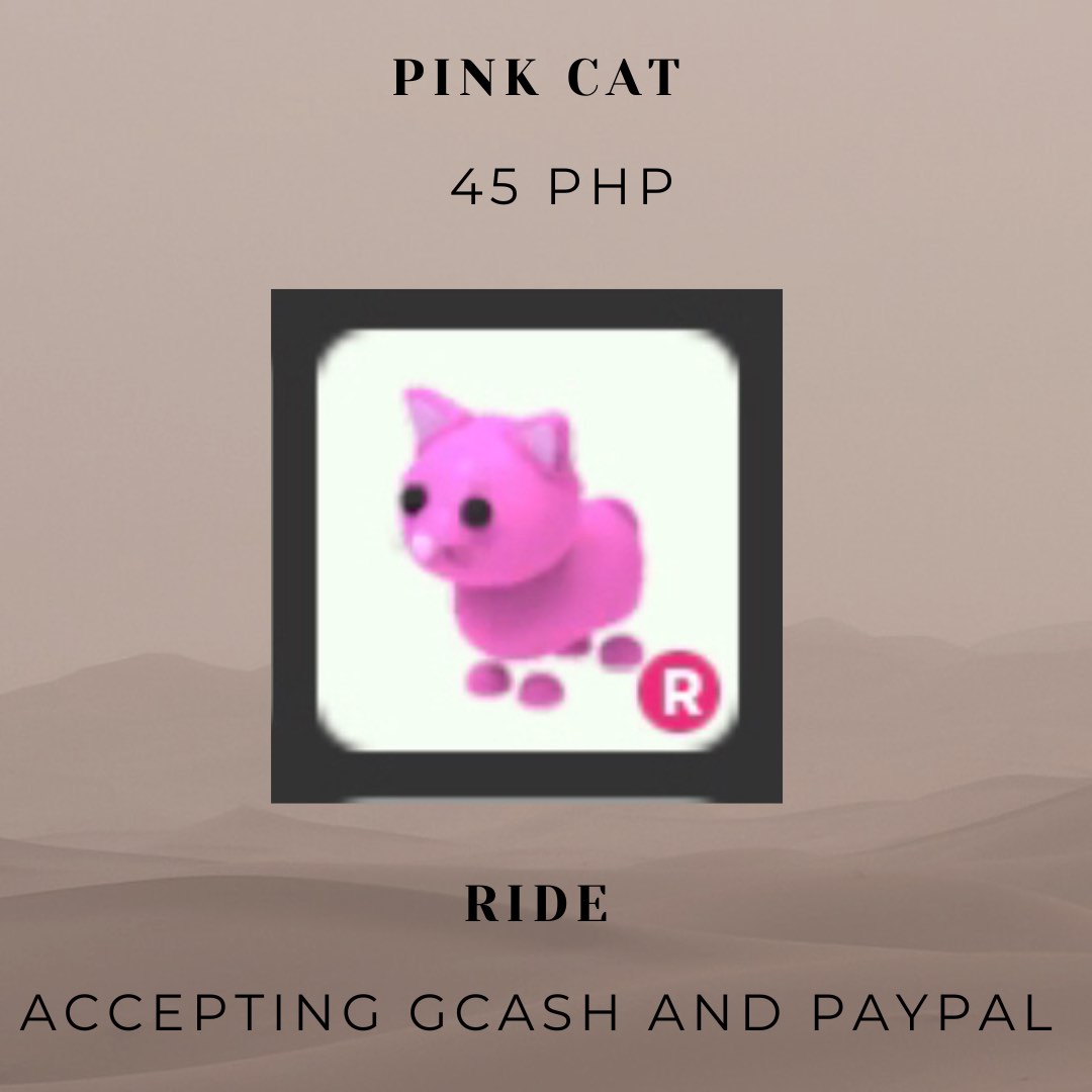 Adopt Me Pets | Pink Cat on Carousell