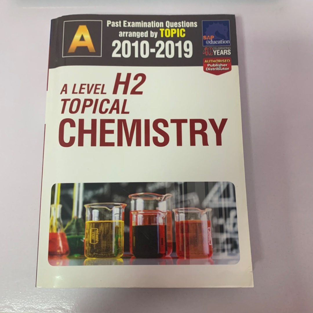 alevel h2 topical chemistry tys 2010-2019, Hobbies & Toys, Books ...