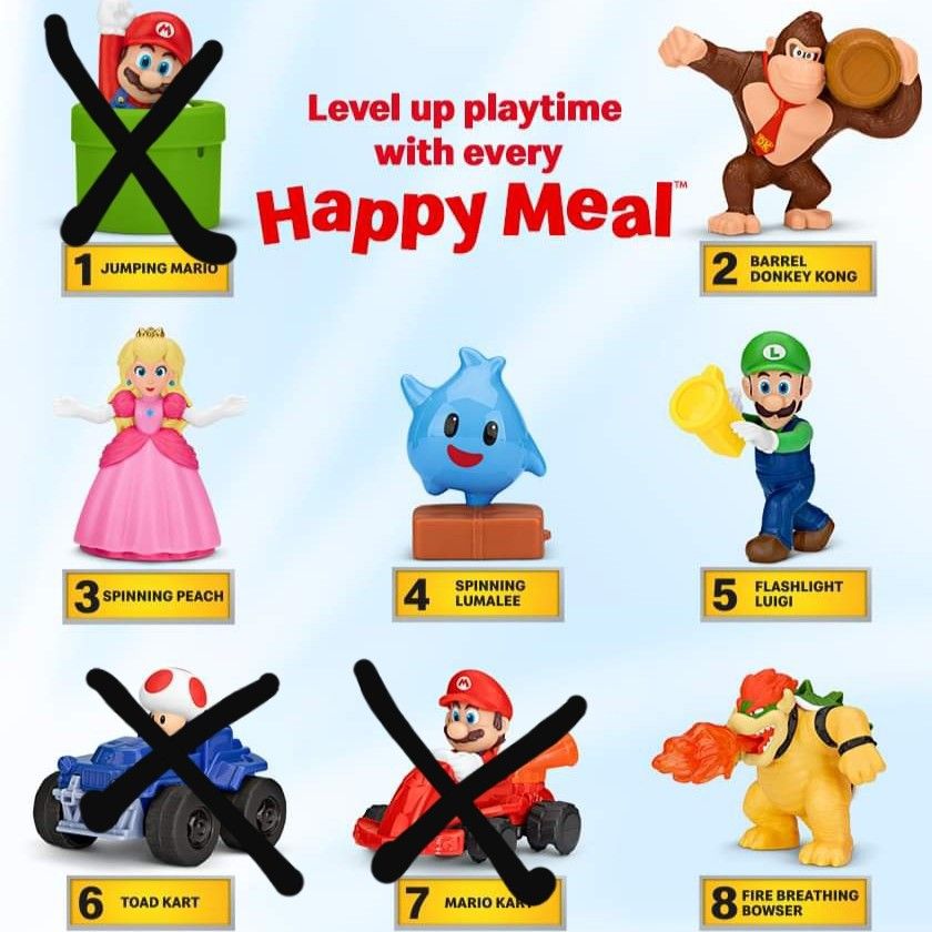 [All for $15] BNIP McDonald's super mario happy meal mcd Macdonald toy ...