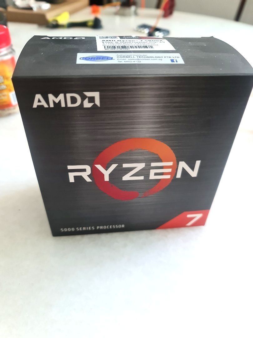 AMD Ryzen 7 5800x box, Computers & Tech, Parts & Accessories, Computer ...