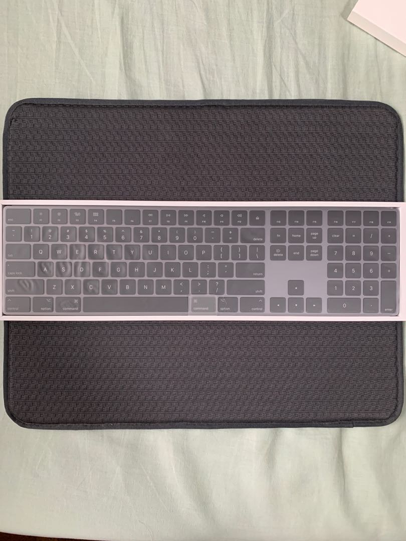 Apple Magic Keyboard (space grey) with numeric pad, Computers & Tech ...