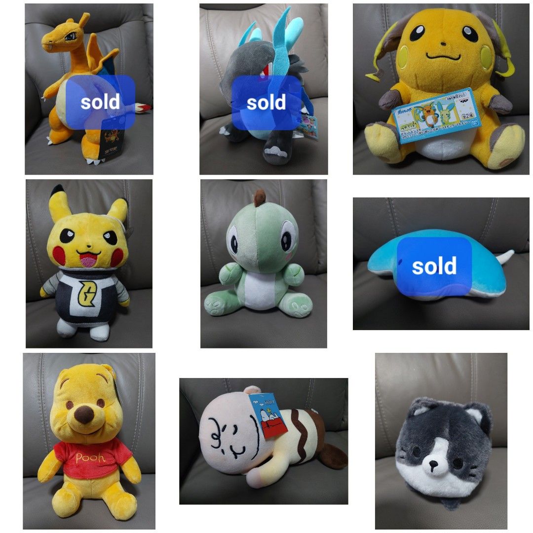 Assorted Claw Machine Soft Toy | Pokemon Charizard | Mega Charizard X ...