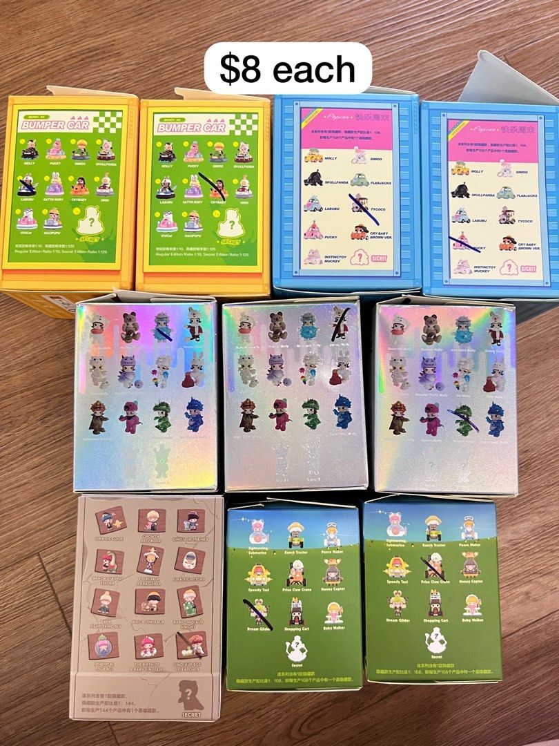 Assorted popmart blind box, Hobbies & Toys, Toys & Games on Carousell