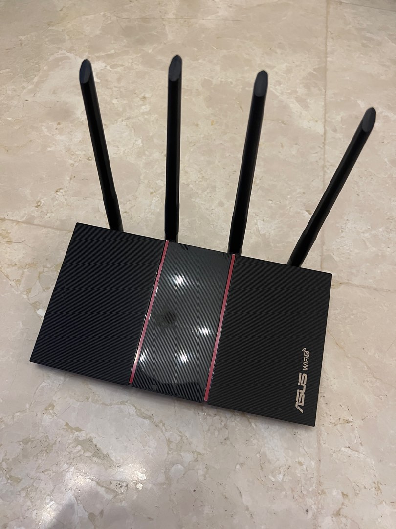 ASUS RT-AX55 (AX1800) WiFi 6 Router, Computers & Tech, Parts ...