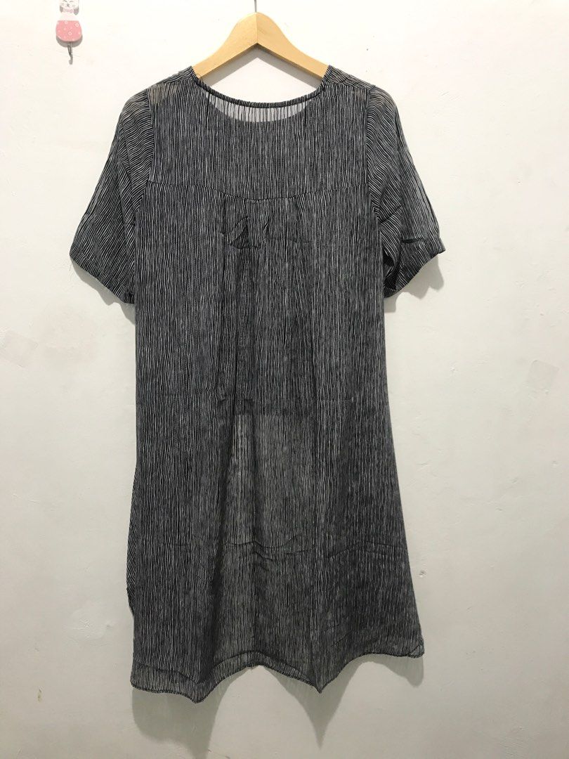 Atasan blouse long back bahan sifon basic essential, Fesyen Wanita ...