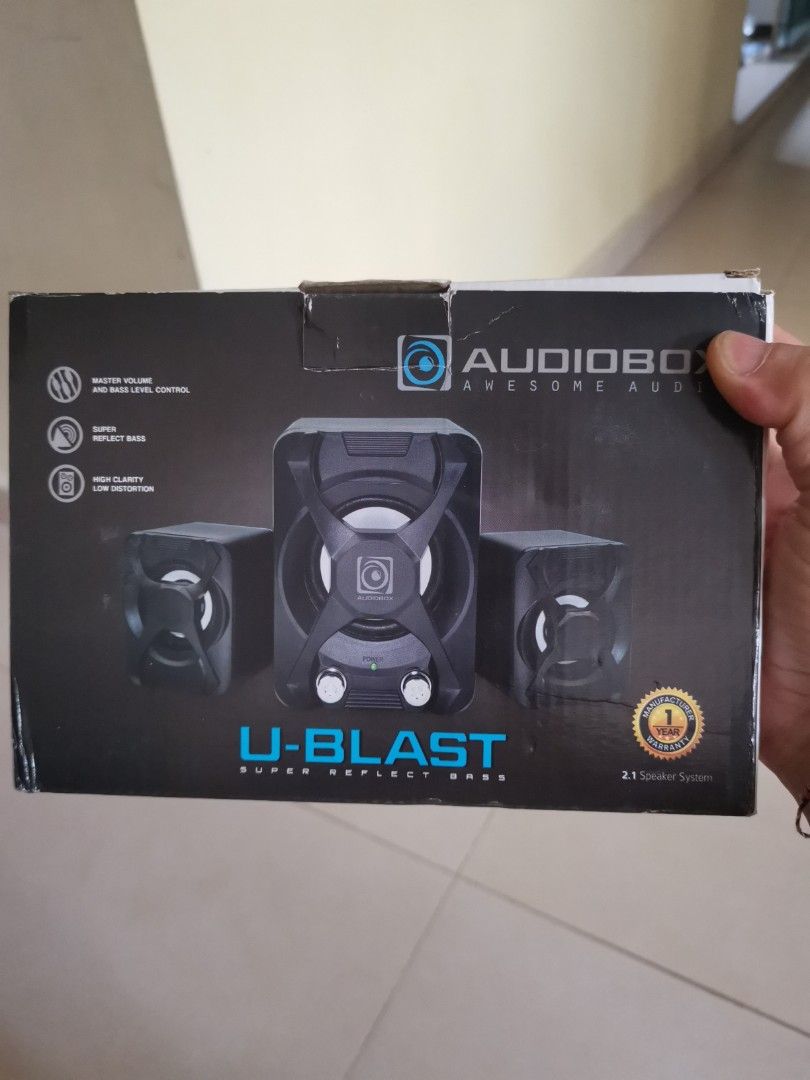 Audiobox U Blast small speakers with woofer, Audio, Soundbars, Speakers ...