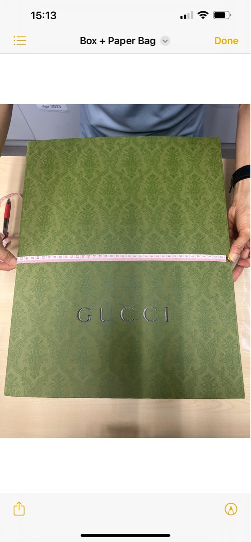 Authentic Gucci Box + Paper Bag, Women's Fashion, Jewelry & Organisers ...