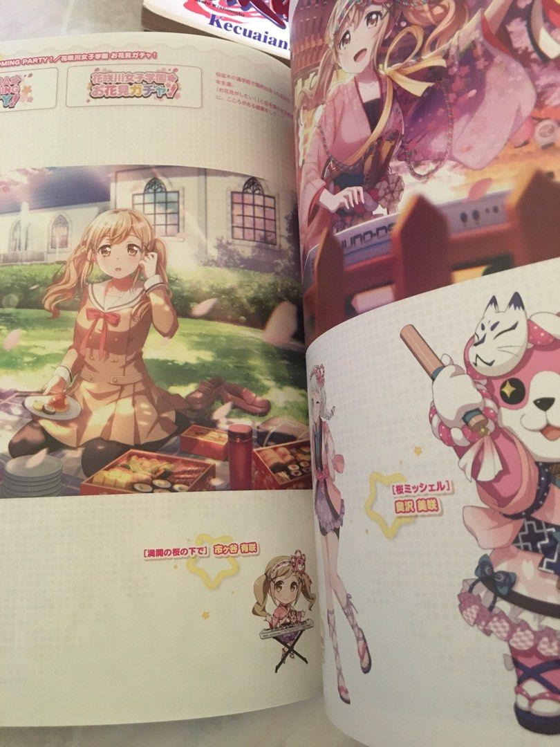 BanG Dream! Bandori visual book, Hobbies & Toys, Collectibles ...