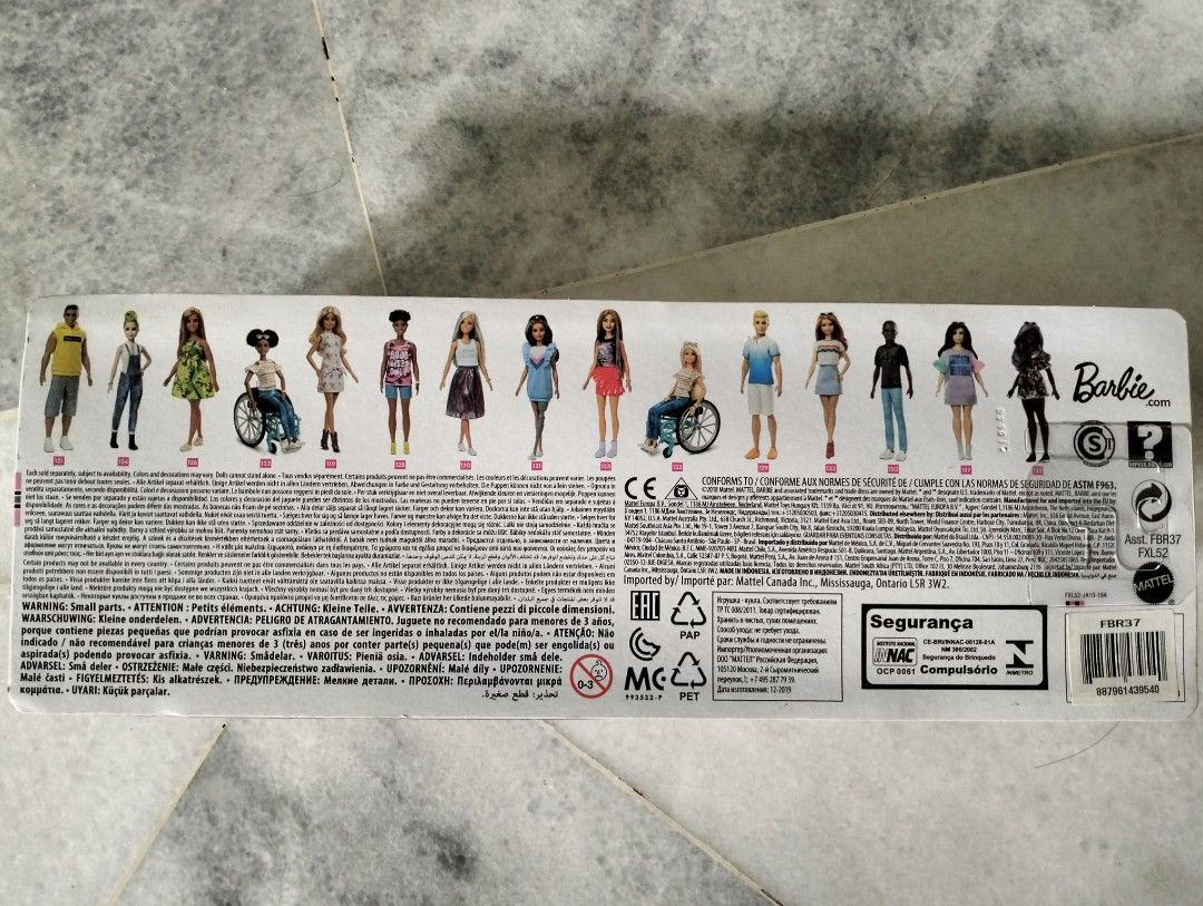 Barbie Fashionistas No.119, Hobbies & Toys, Toys & Games on Carousell