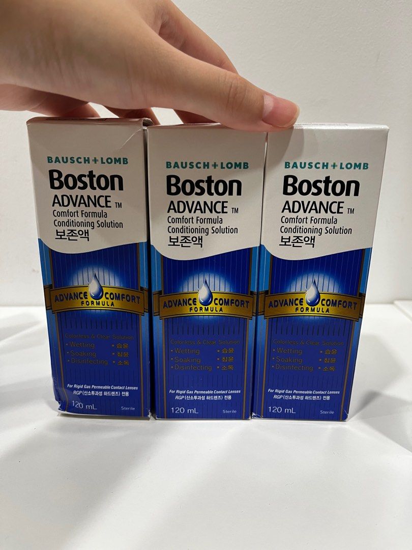 Bausch & Lomb Boston Rigid Permeable Lens Conditioning, Cleaner ...