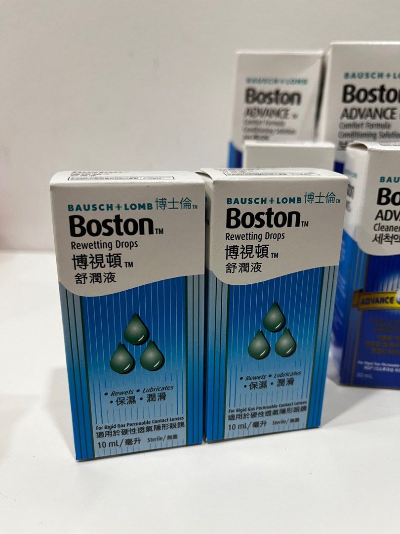 Bausch & Lomb Boston Rigid Permeable Lens Conditioning, Cleaner ...