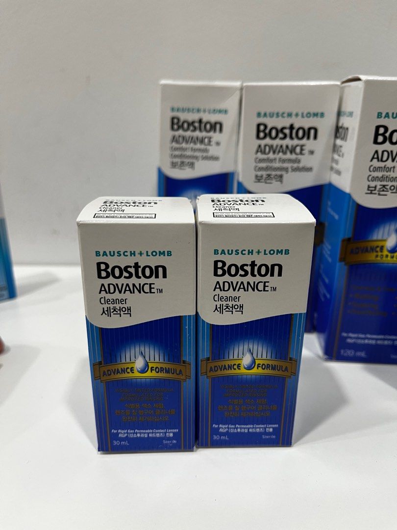 Bausch & Lomb Boston Rigid Permeable Lens Conditioning, Cleaner ...