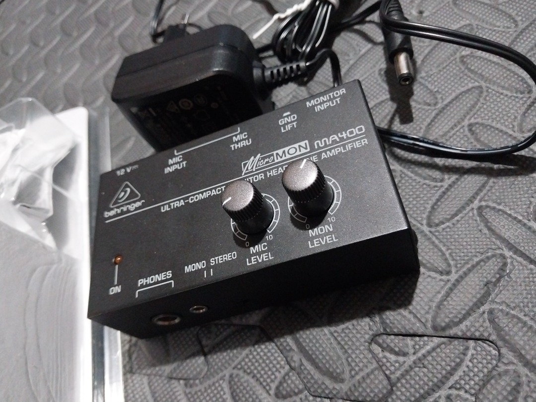 Behringer MA400 Compact Ear Monitor Amplifier drumset, Hobbies & Toys ...