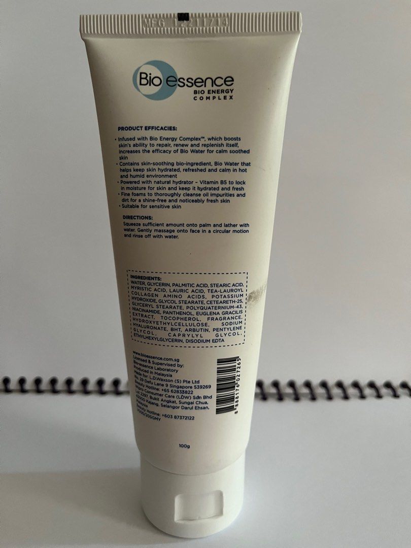 Bio essence bio water b5 foamy cleanser sensitive PH, Beauty & Personal ...