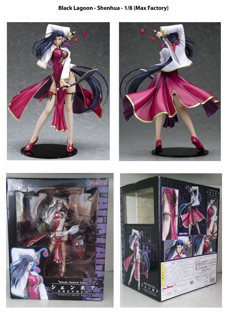 Black Lagoon - Revy, Shenhua, Roberta Figure, Hobbies & Toys, Toys ...