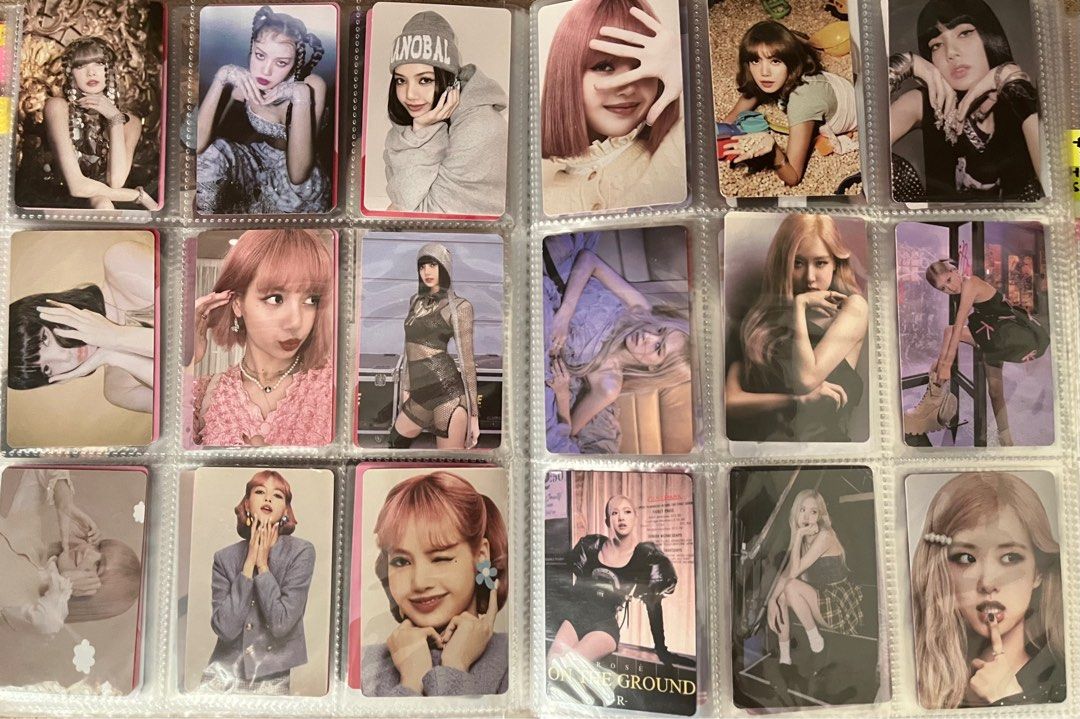 Blackpink jisoo jennie rose Lisa小卡, 興趣及遊戲, 收藏品及紀念品, 明星周邊 - Carousell