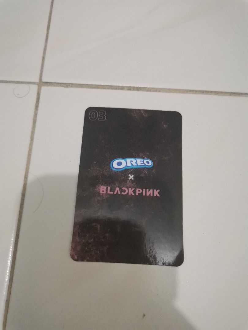 Blackpink oreo card lisa, Hobbies & Toys, Memorabilia & Collectibles, K ...