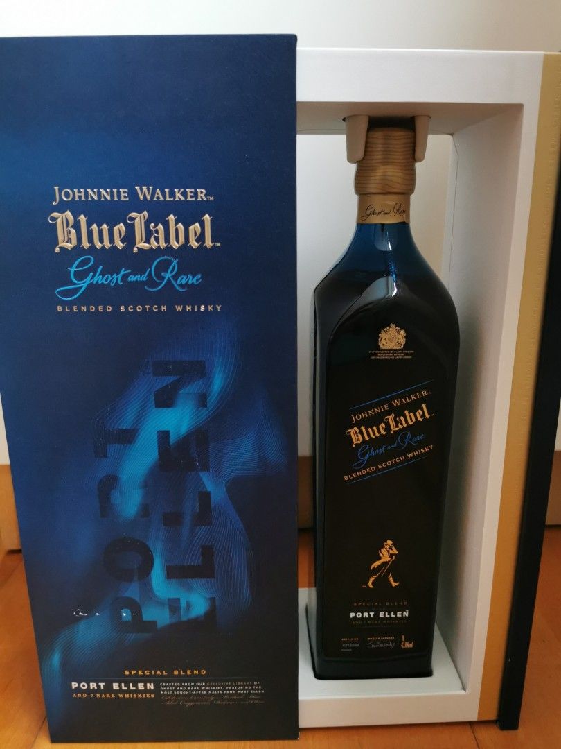 Blue Label Port Ellen Ghost and Rare, 嘢食 & 嘢飲, 酒精飲料 - Carousell