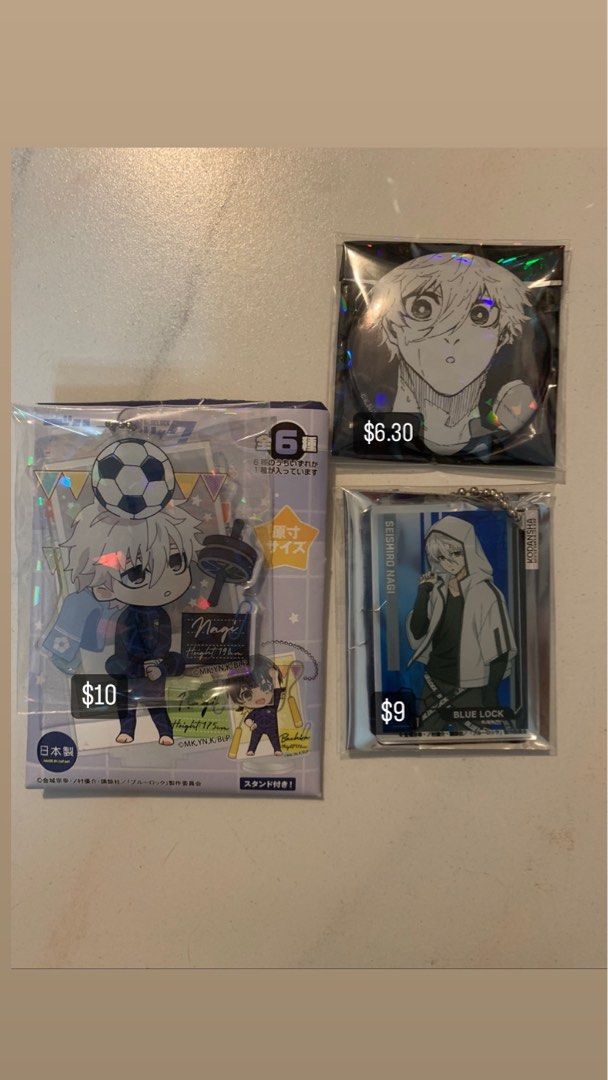 Blue Lock Merch, Hobbies & Toys, Memorabilia & Collectibles, Fan ...