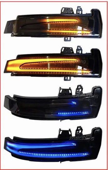 (Blue Start-up) Mercedes Benz Dynamic Sequential Blinker LED Turn ...