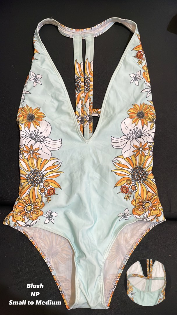 Blush One Piece Swimsuit Womens Fashion Swimwear Bikinis And Swimsuits On Carousell