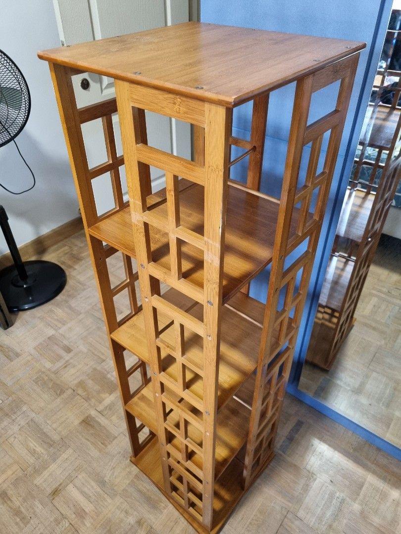 Book Shelf (Revolving shelf), Furniture & Home Living, Furniture ...