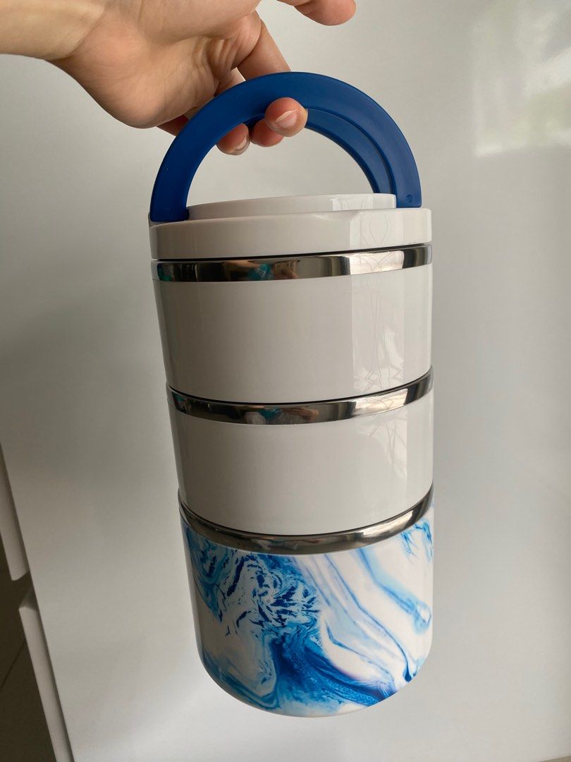 Brand New 3-tier Tingkat Food Container Lunch Box, Furniture & Home ...