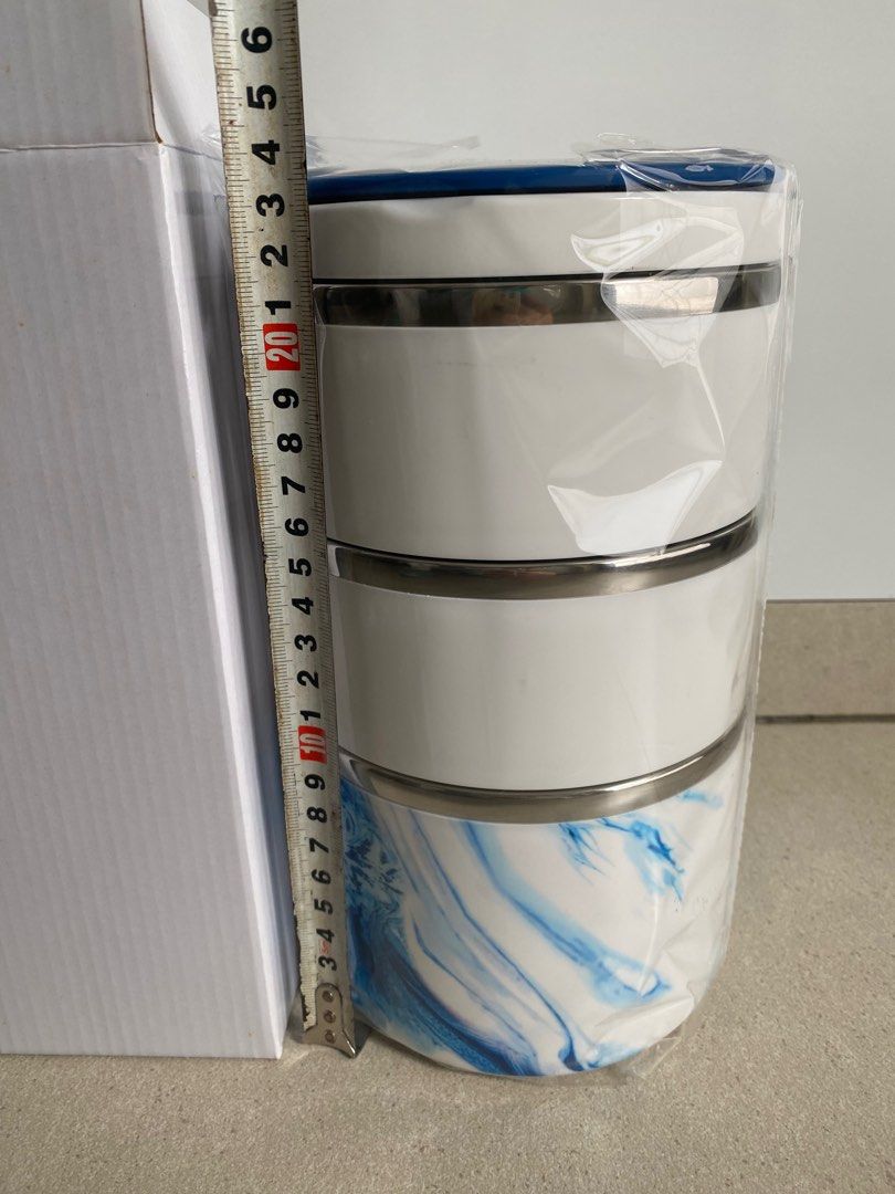 Brand New 3-tier Tingkat Food Container Lunch Box, Furniture & Home ...